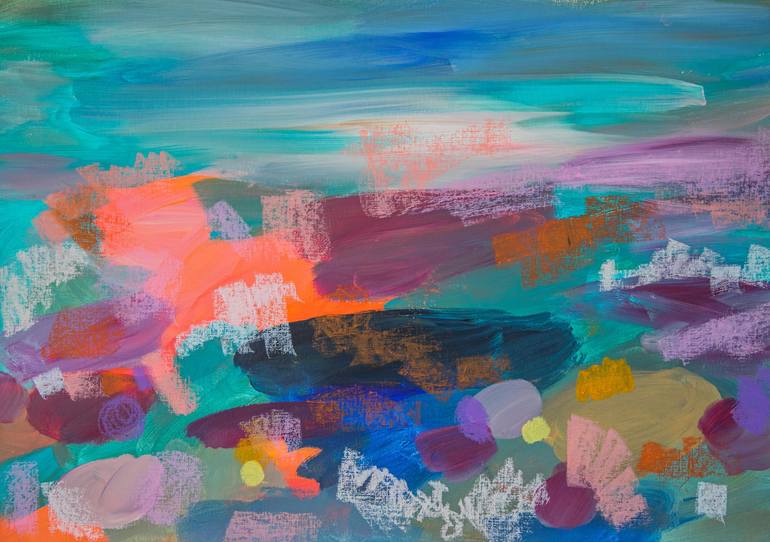 Gweal Painting by Kimberley Nicolle de Garis | Saatchi Art