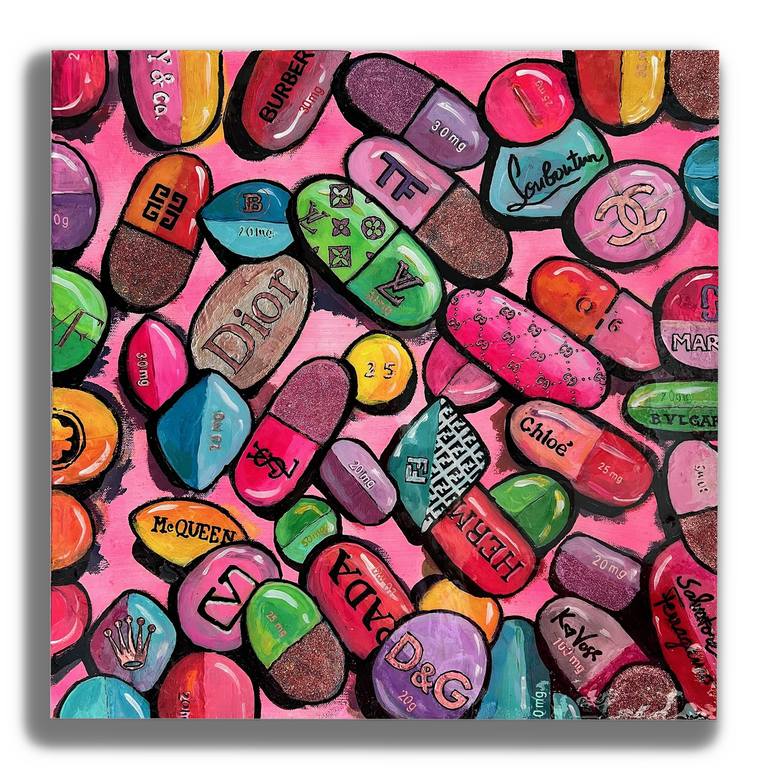 Designer Drugs Painting by Kristin Voss | Saatchi Art