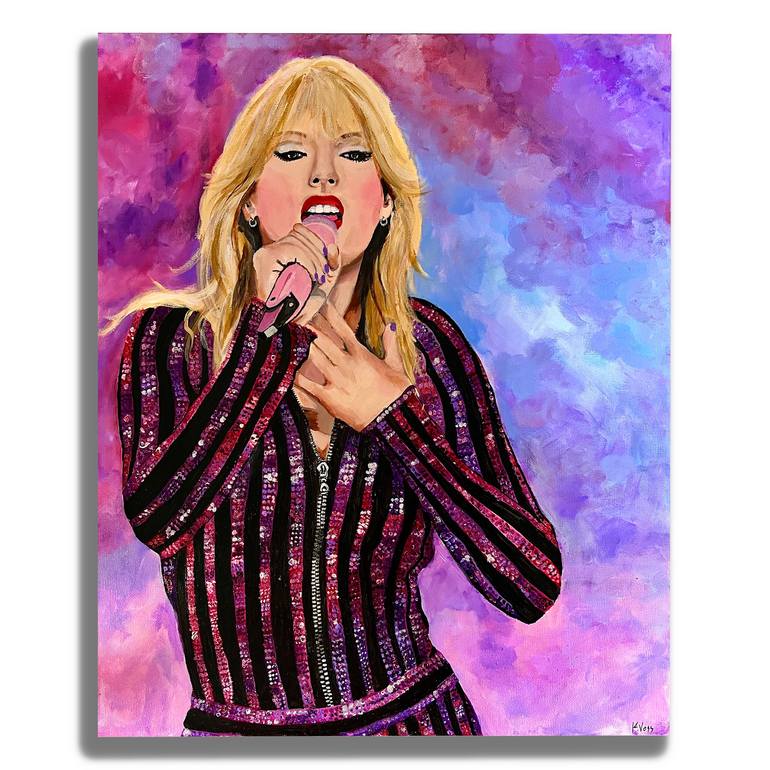 The Pop Star Painting by Kristin Voss | Saatchi Art