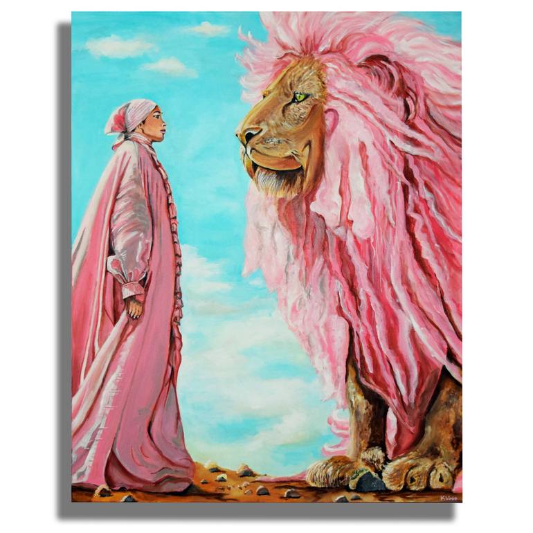 The Messenger Painting by Kristin Voss | Saatchi Art