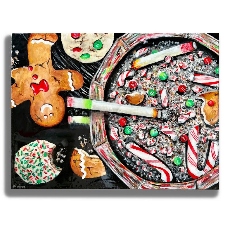 Christmas Painting by Kristin Voss | Saatchi Art