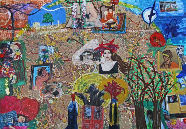 Gypsy Soul Collage by Feride Morcay | Saatchi Art