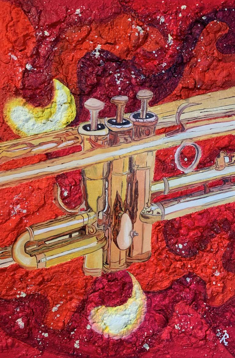 SQUILLO DI TROMBA Painting by Roberto Re | Saatchi Art