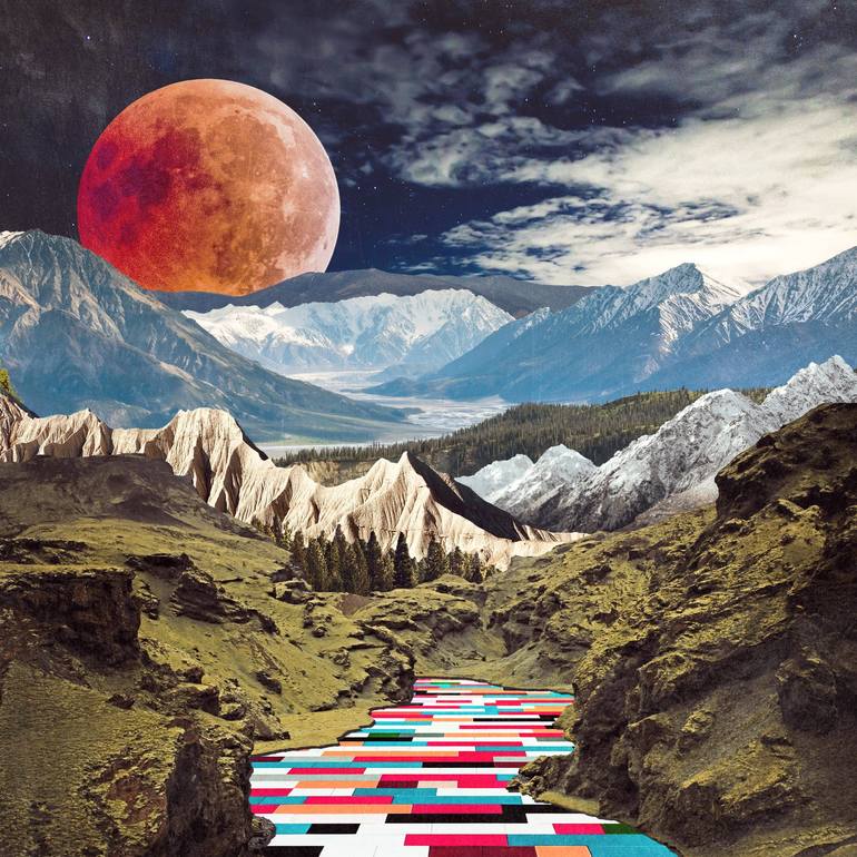 Alpha Collage by Barton Art | Saatchi Art