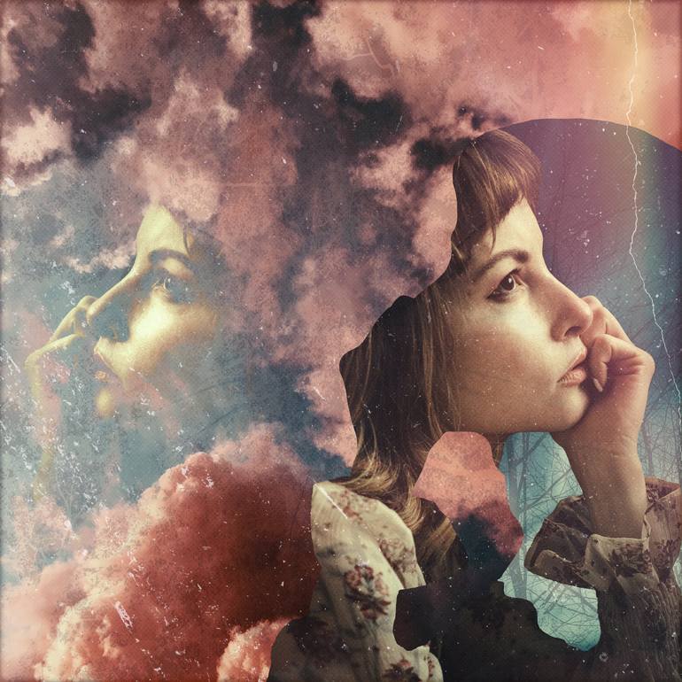 Fade Into You Collage by Barton Art | Saatchi Art