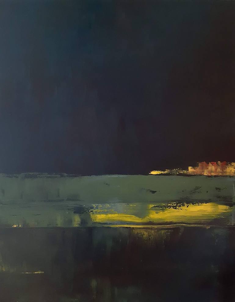 Nightfall Painting by Liubov Krainyk | Saatchi Art