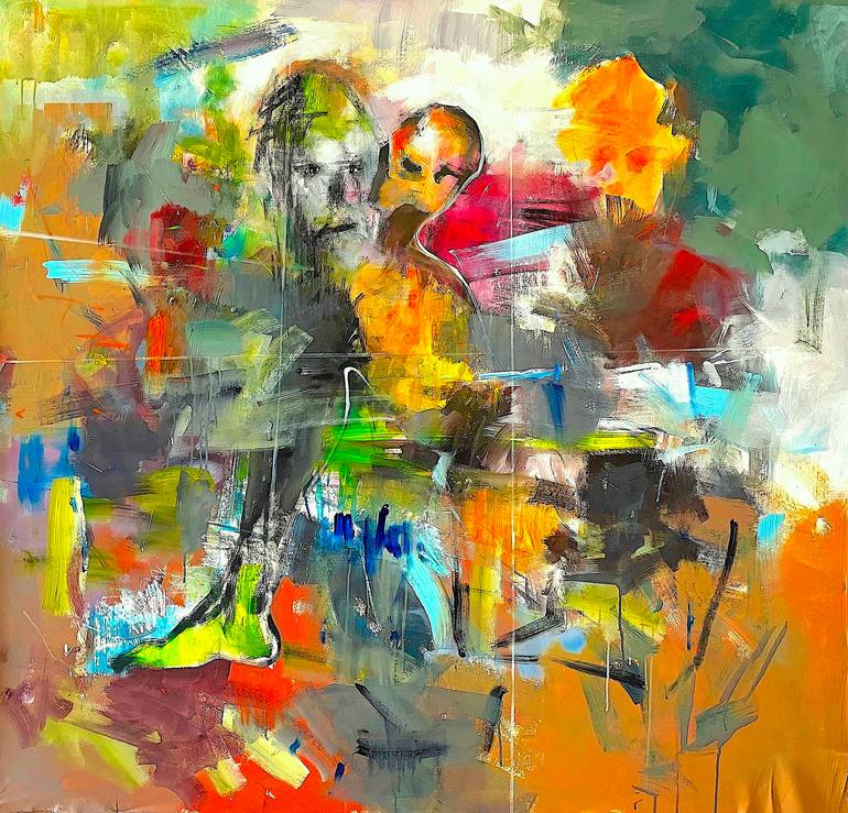 'Once A King, Now A Slave' 2022 Painting by Madlozi Contemporary ...