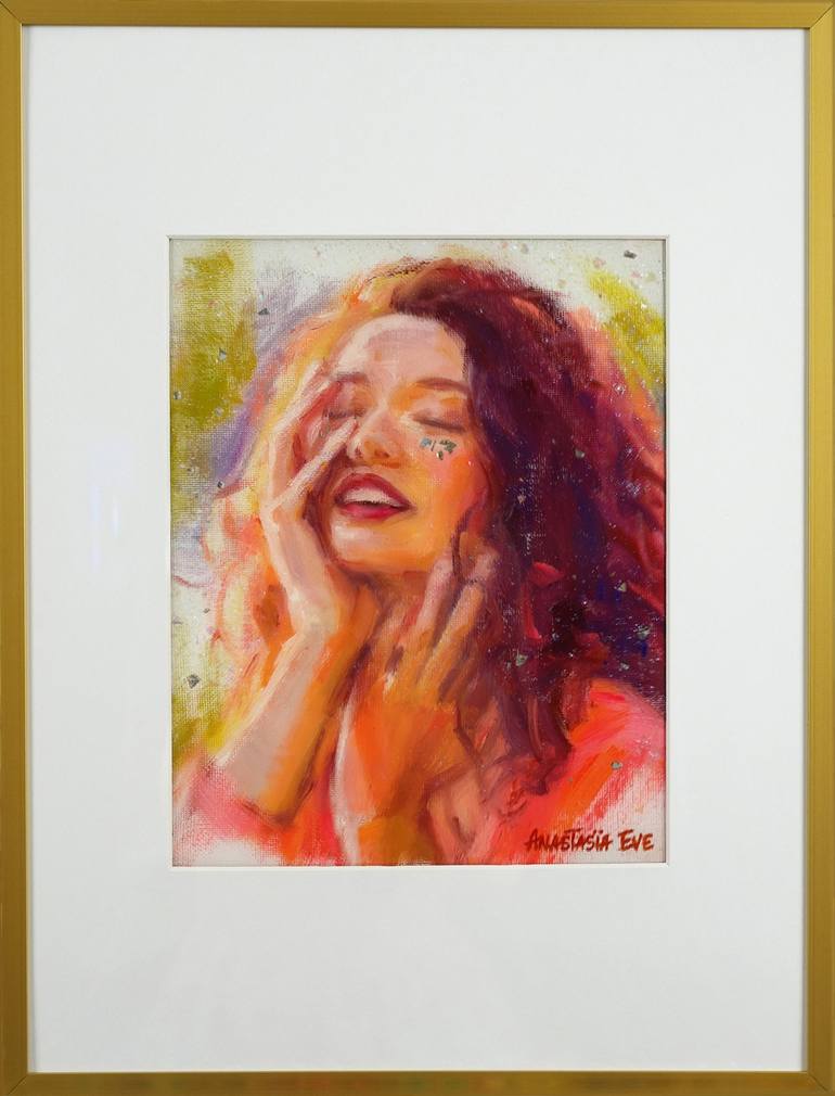 Poesy Painting by Anastasia Eve | Saatchi Art