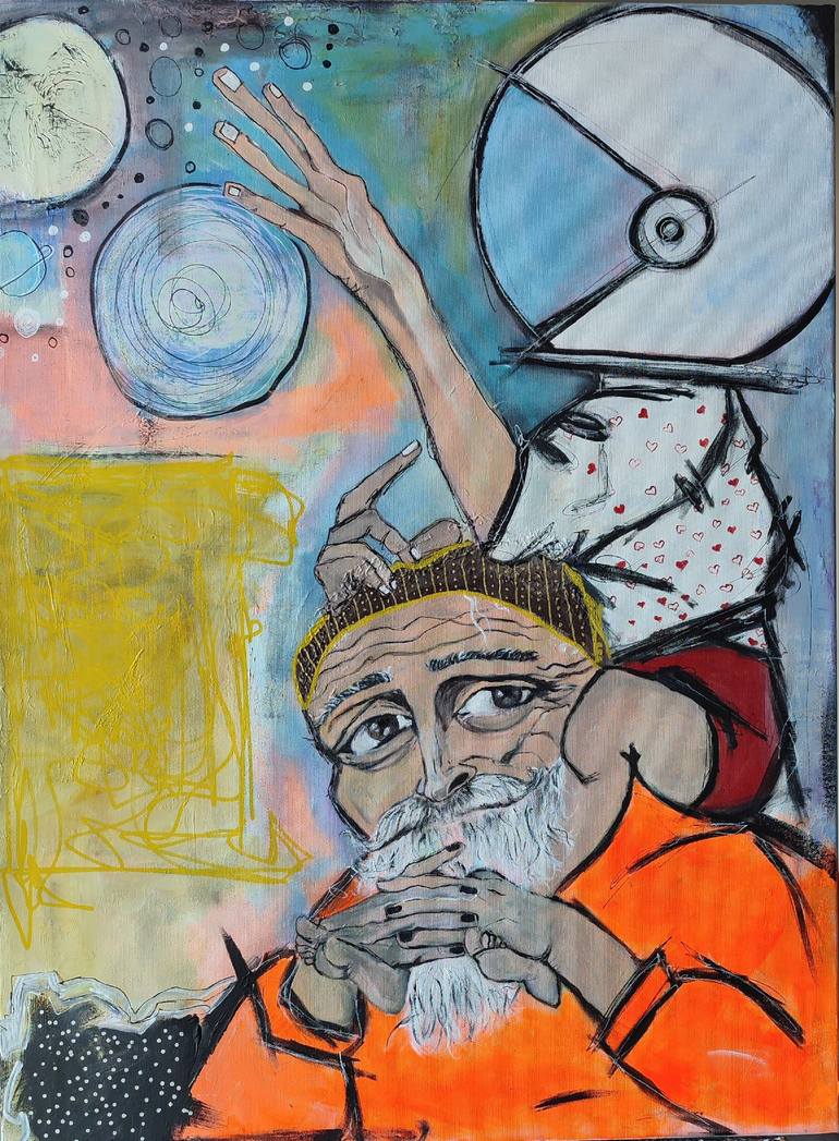 ''STAY '' 4#4TİME series Painting by Rana Siba | Saatchi Art