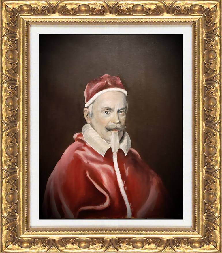 Pope Clement X Drawing by Slava Drezner | Saatchi Art