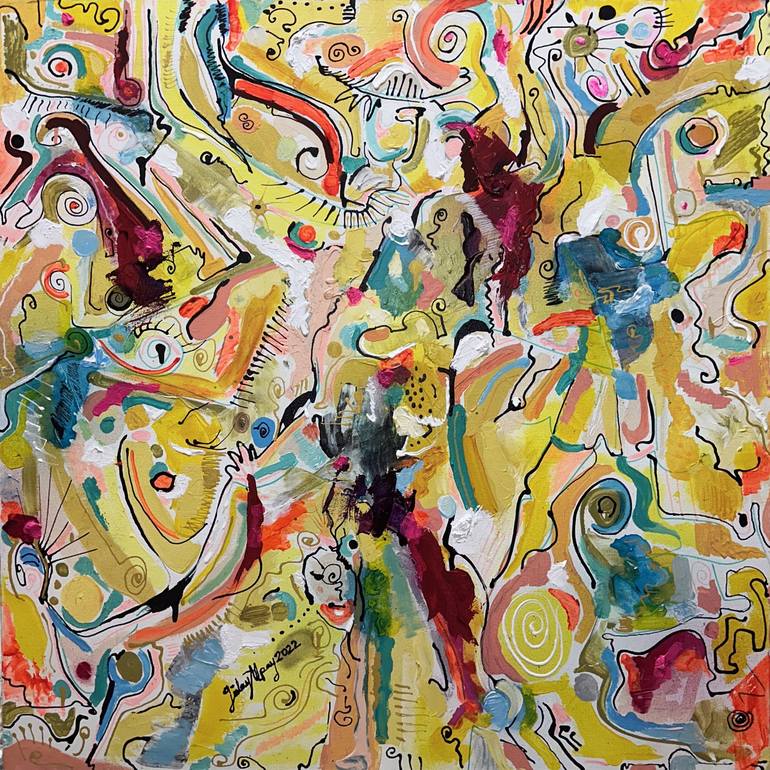 Sunshine Painting by gulay alpay | Saatchi Art