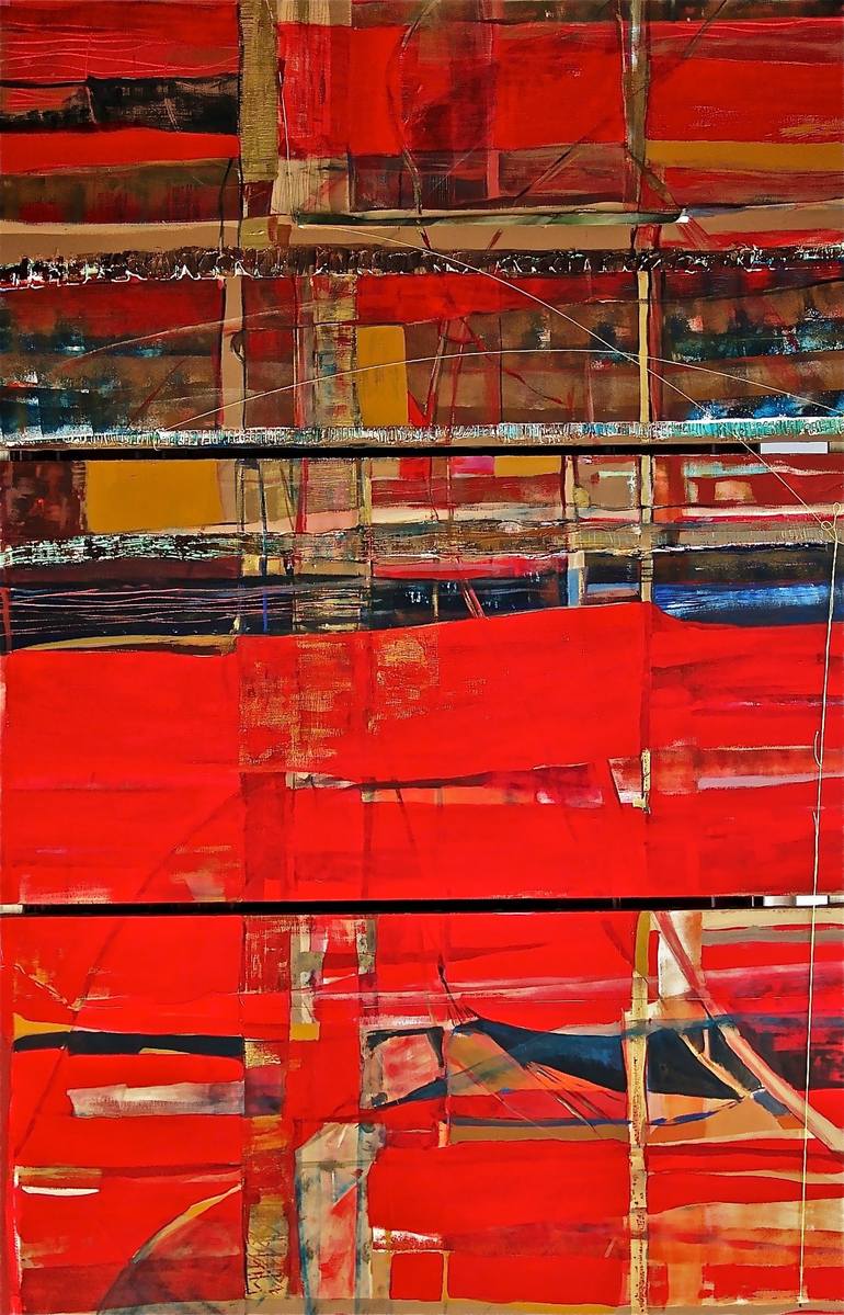Red Sight Painting by silvana ravena | Saatchi Art