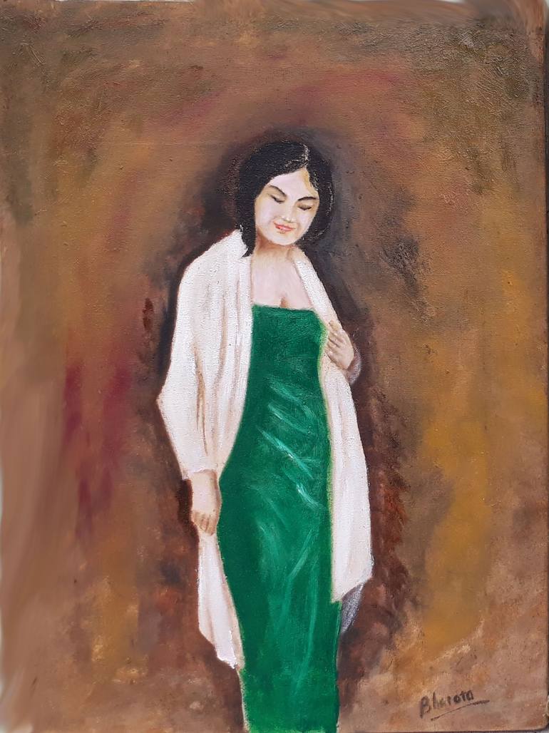 Mrs. LIU Painting by Uud Bharata | Saatchi Art