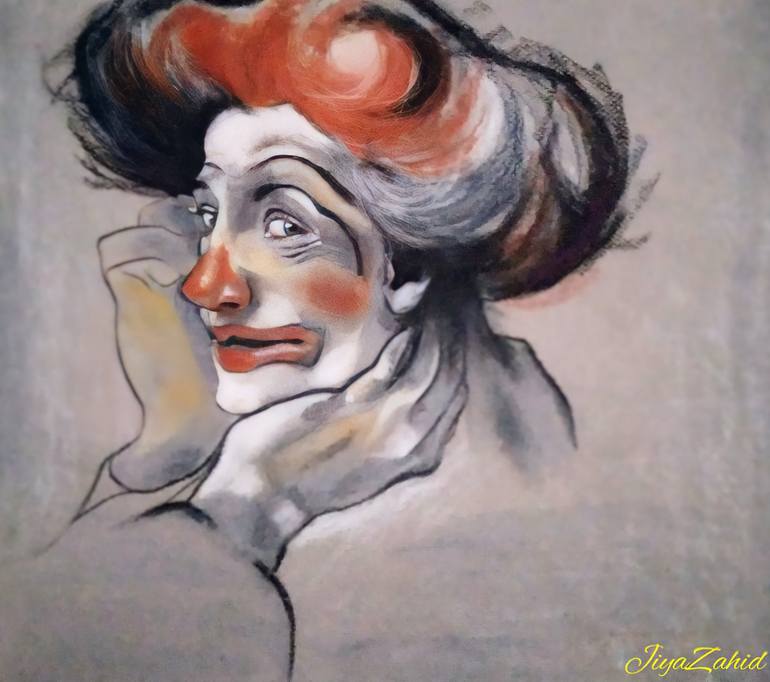Agony (I) Drawing by Jiya Zahid | Saatchi Art