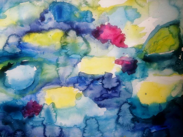 Monets Garden II Painting by Daniela Elger | Saatchi Art