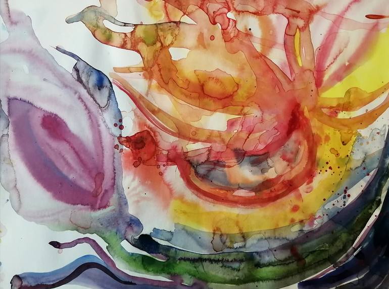 Water Lillies Monets Garden Iii Painting by Daniela Elger | Saatchi Art