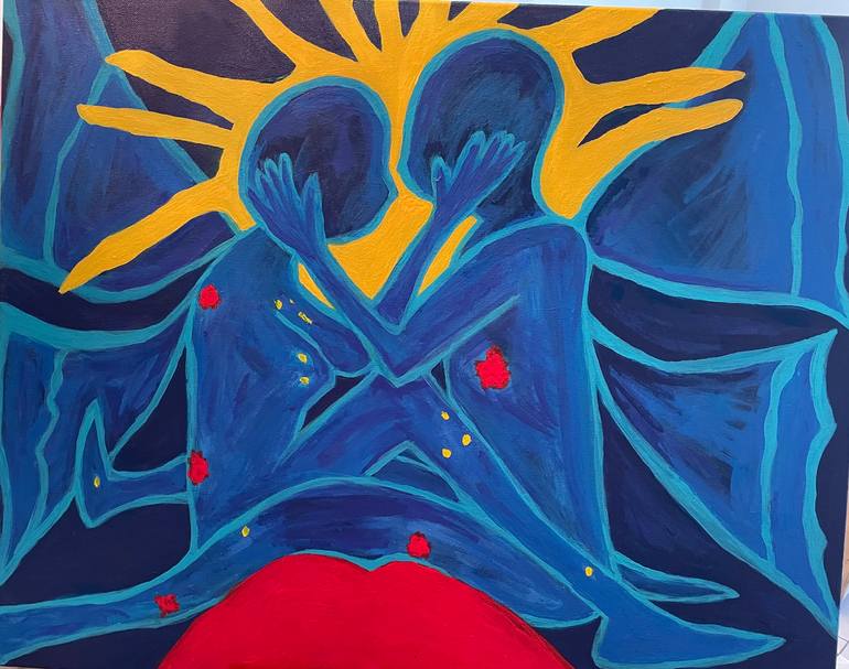 One Love Painting by Sandra Gil | Saatchi Art