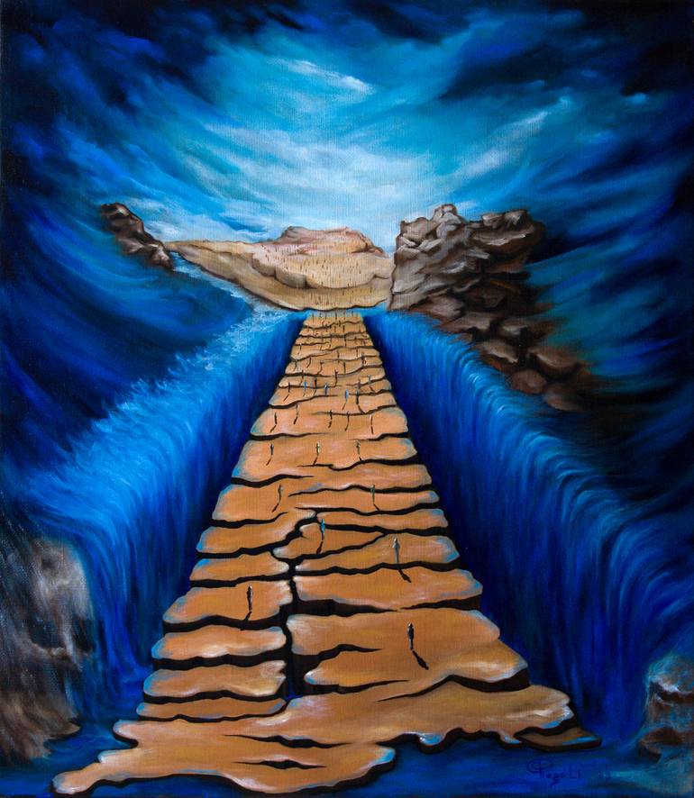 The passage Painting by Giuseppe Alberto Regoli | Saatchi Art