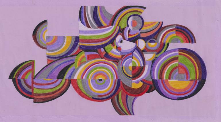 Onions in Orphism Art Movement Drawing by TEJAL PULEKAR | Saatchi Art