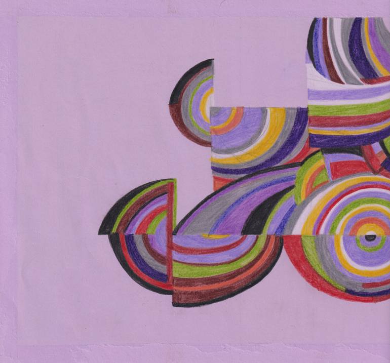 Onions in Orphism Art Movement Drawing by TEJAL PULEKAR | Saatchi Art