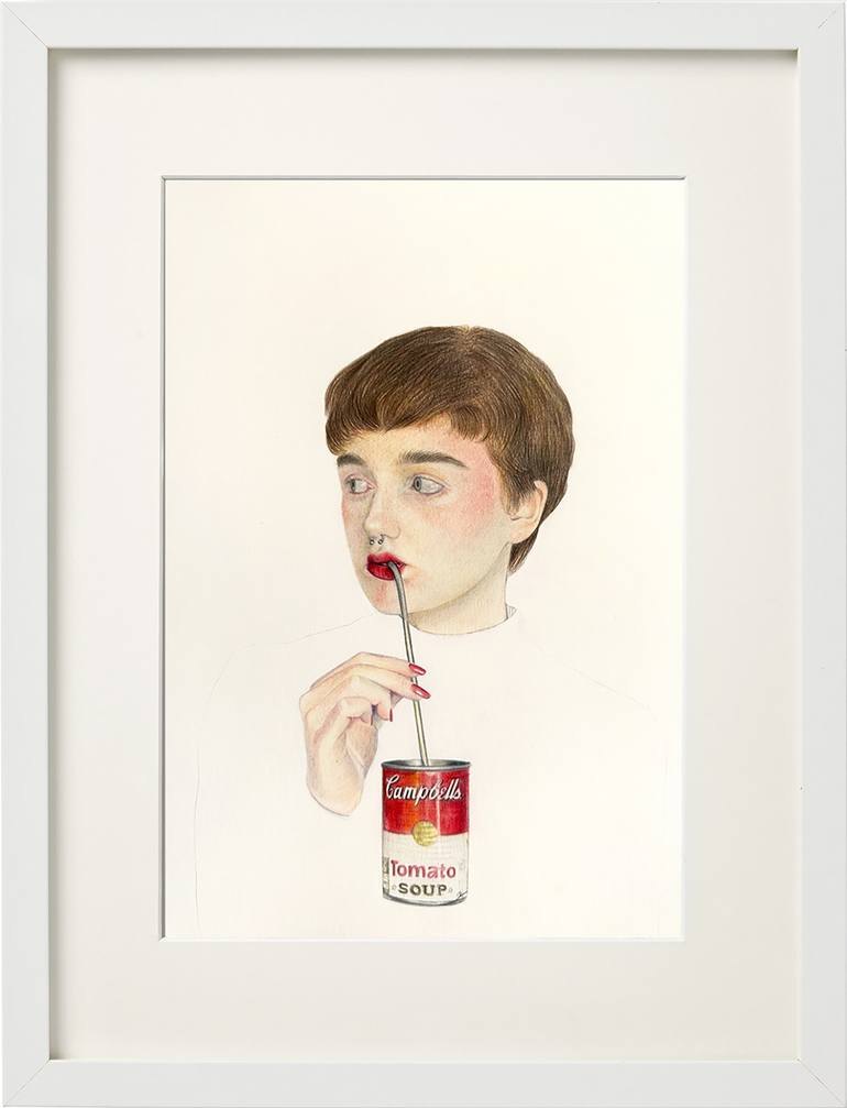 Consume Drawing by Shanay Manitzky | Saatchi Art