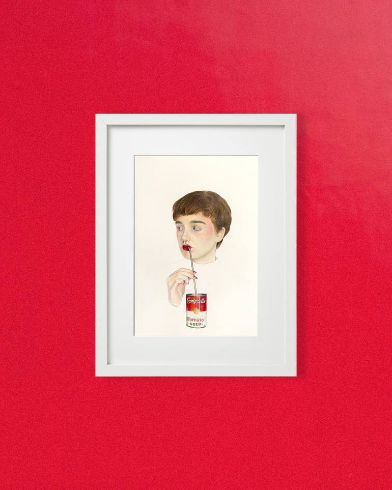 Consume Drawing by Shanay Manitzky | Saatchi Art