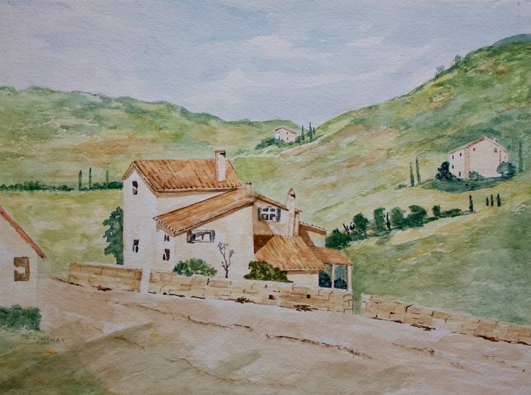 VILLA Painting by Colton Collier | Saatchi Art
