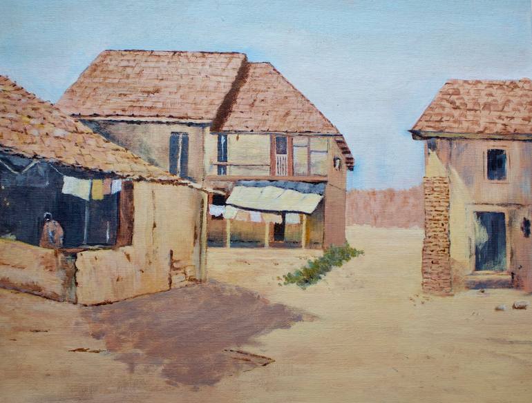 MUDBRICK Painting by Colton Collier | Saatchi Art