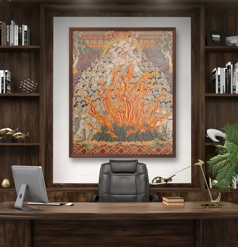 Sati 270 Painting by Farida Pirus | Saatchi Art