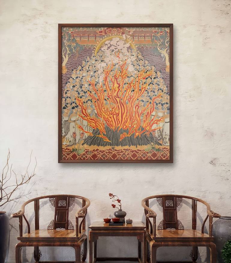 Sati 270 Painting by Farida Pirus | Saatchi Art