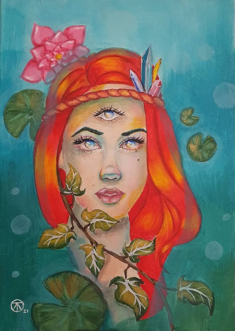 Lilly Painting by Tamara Kajper | Saatchi Art