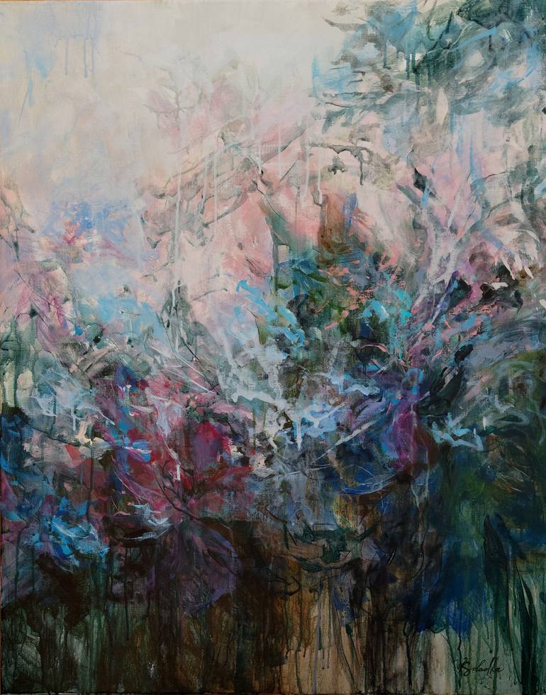 Diptych Ephemeral Echoes Painting by Katia Solodka | Saatchi Art Germany