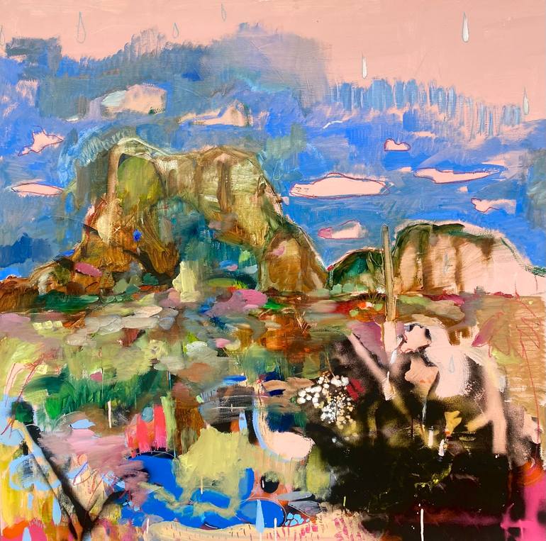 Stranger in a Strange Land Painting by Jess Tedder | Saatchi Art