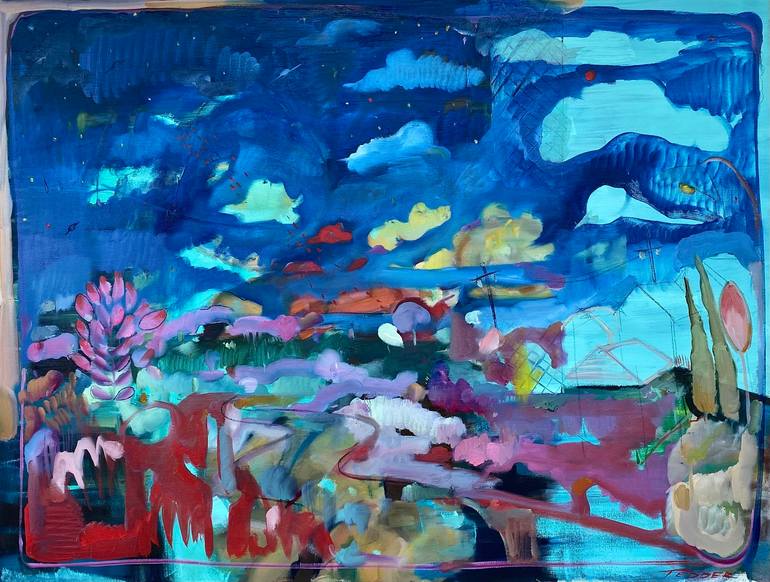Welcome Home Painting by Jess Tedder | Saatchi Art