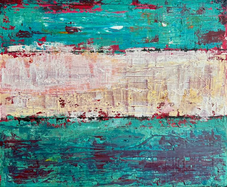 Beach Hut Painting by Nigel Holmes | Saatchi Art