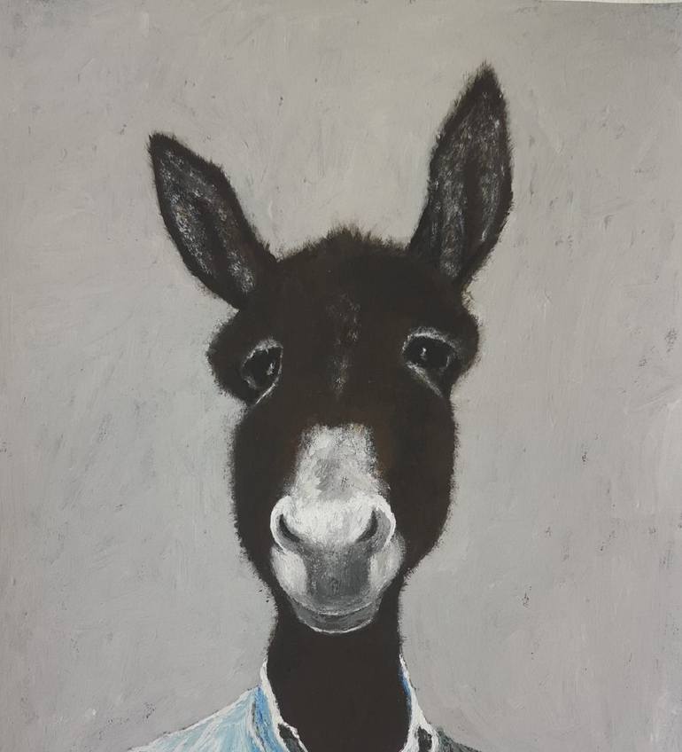 Mr Donkey Painting by Reza Grayloo | Saatchi Art
