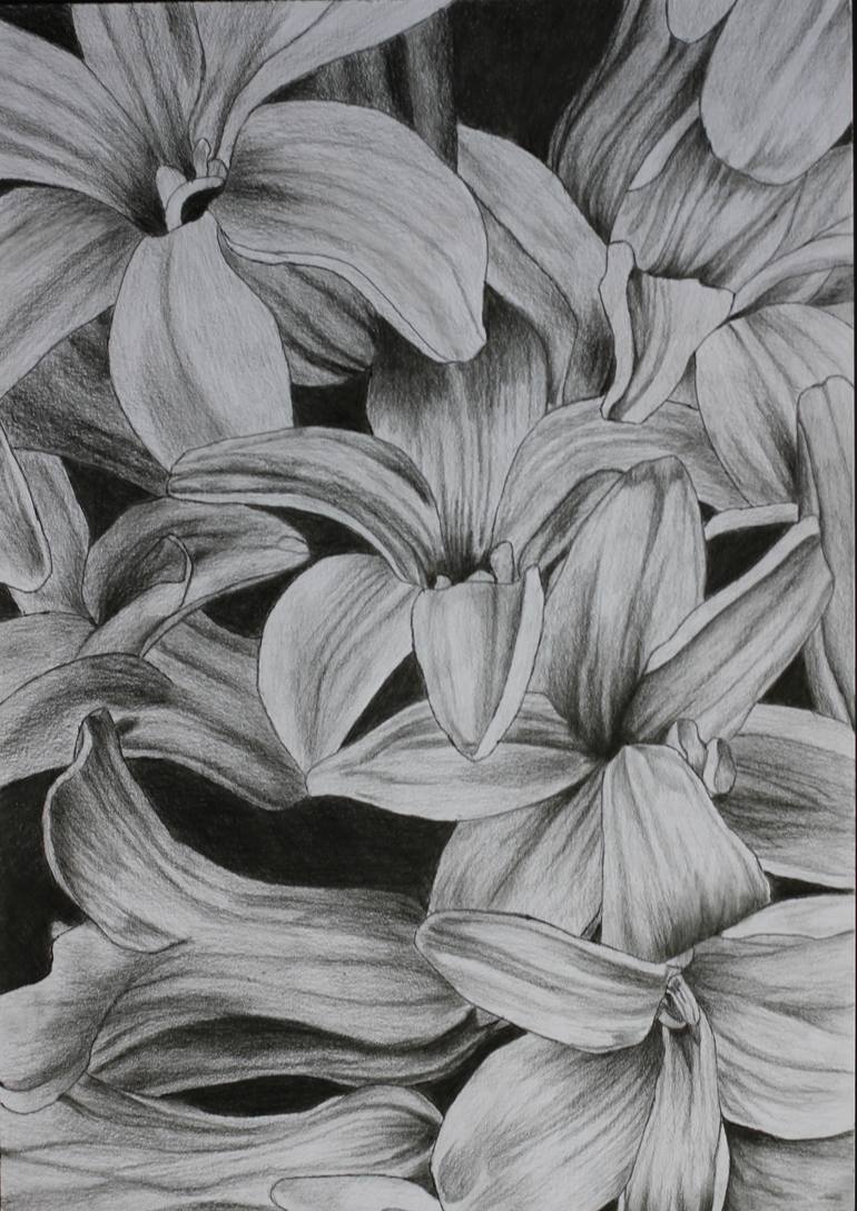 Where among the lilies are you? Drawing by Shabriri Art | Saatchi Art ...