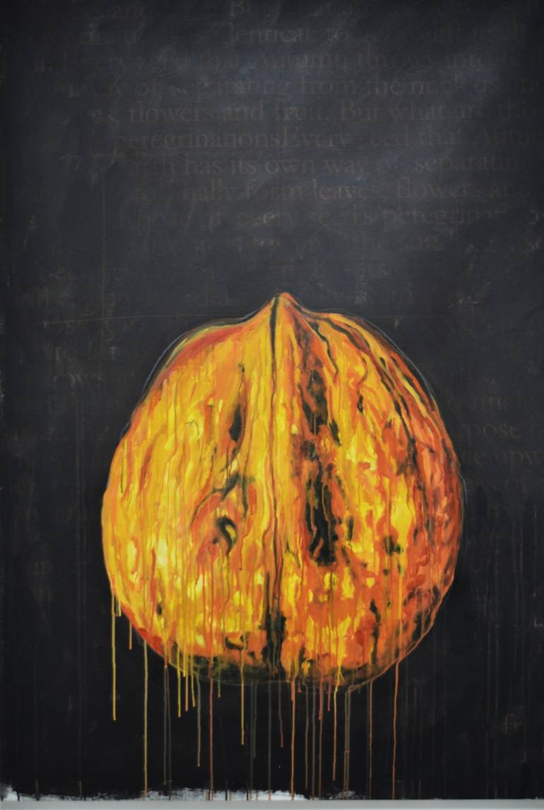 Nut Painting by Ida Harm | Saatchi Art