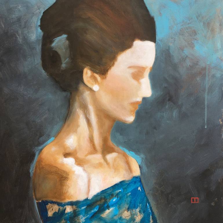 Nefertiti Painting by Chris Ingraham | Saatchi Art