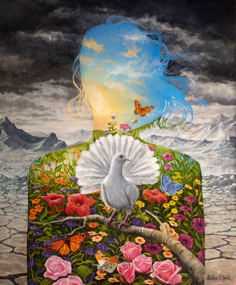 Born Again Painting by Debbie Clark | Saatchi Art