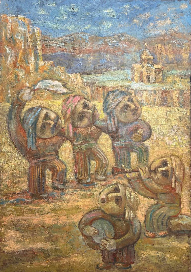 Qochari Painting by Garnik Daryan | Saatchi Art