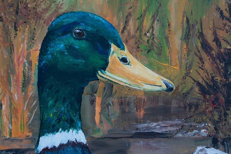 Mallard Duck Painting by Martin Laurie | Saatchi Art