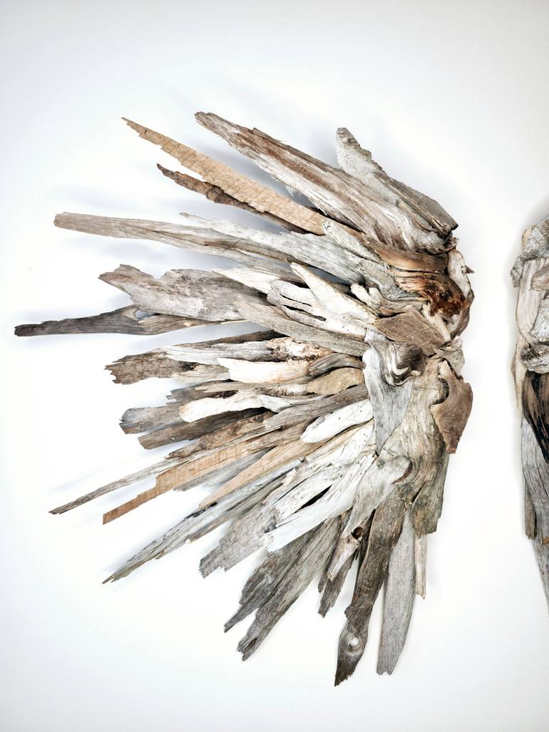 Fear Knot Angel Wings Installation by Cerrie Slobodzian | Saatchi Art