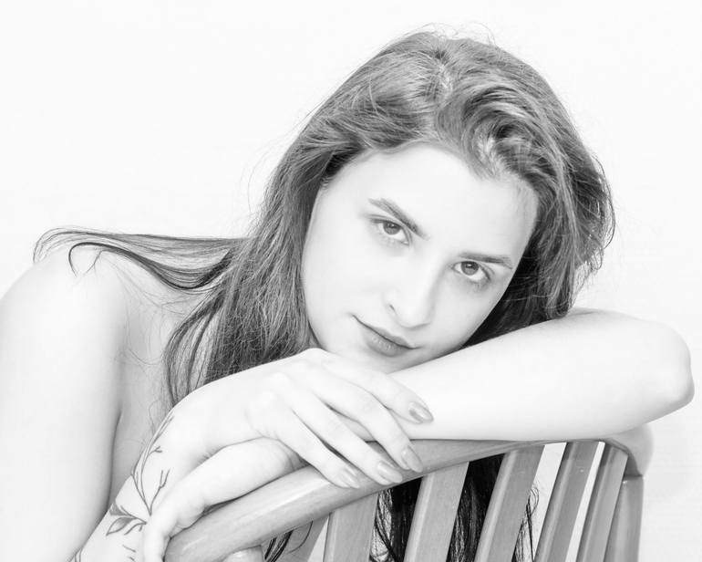 Lada, Portrait, Black & White Photography by Paul Kadlcak | Saatchi Art