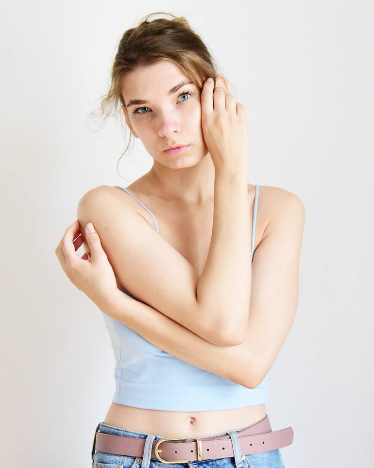 Anna, Imogen Cunningham Remake, Color Photography by Paul Kadlcak | Saatchi Art