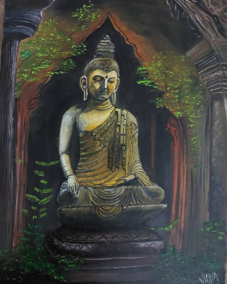 Nirvana Painting by Vidya Sundaresan | Saatchi Art