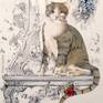 vain cat, Limited Edition 4/100 Printmaking by Werner Zganiacz ...