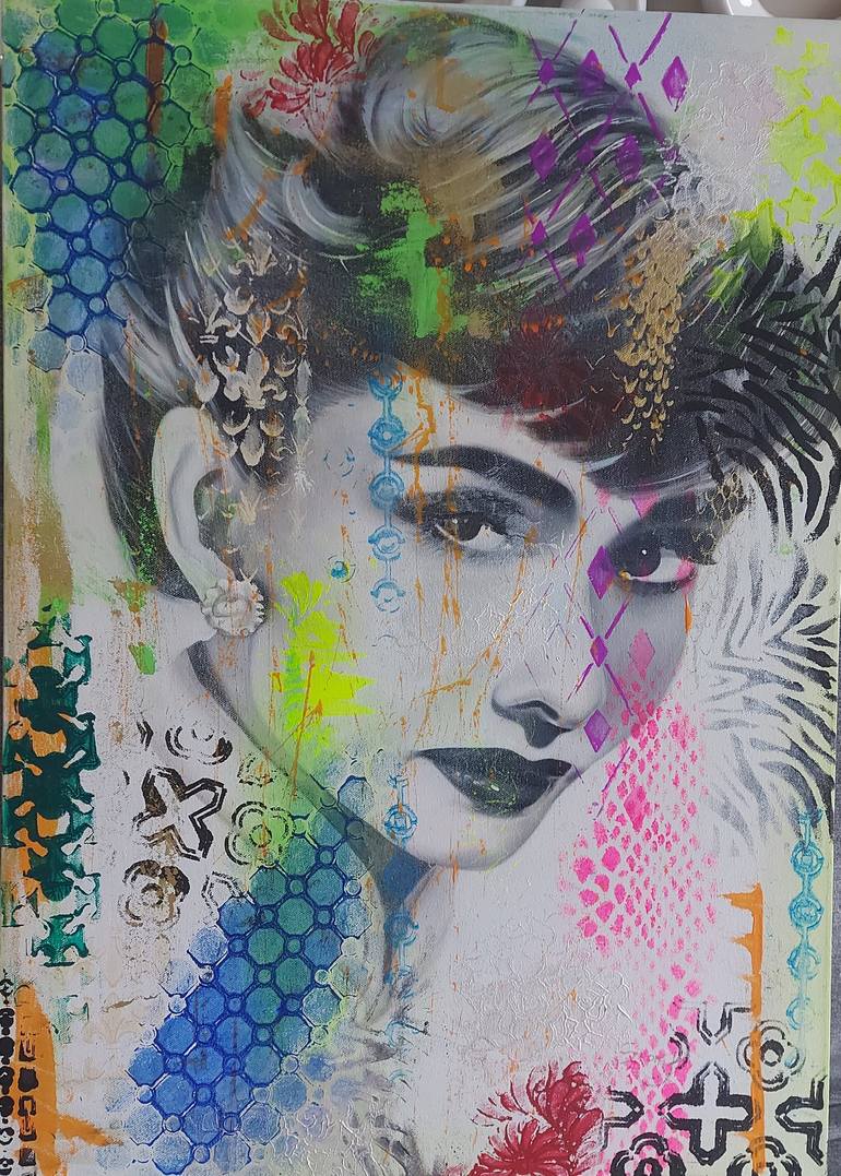 Audrey Painting by Simona Biondo | Saatchi Art