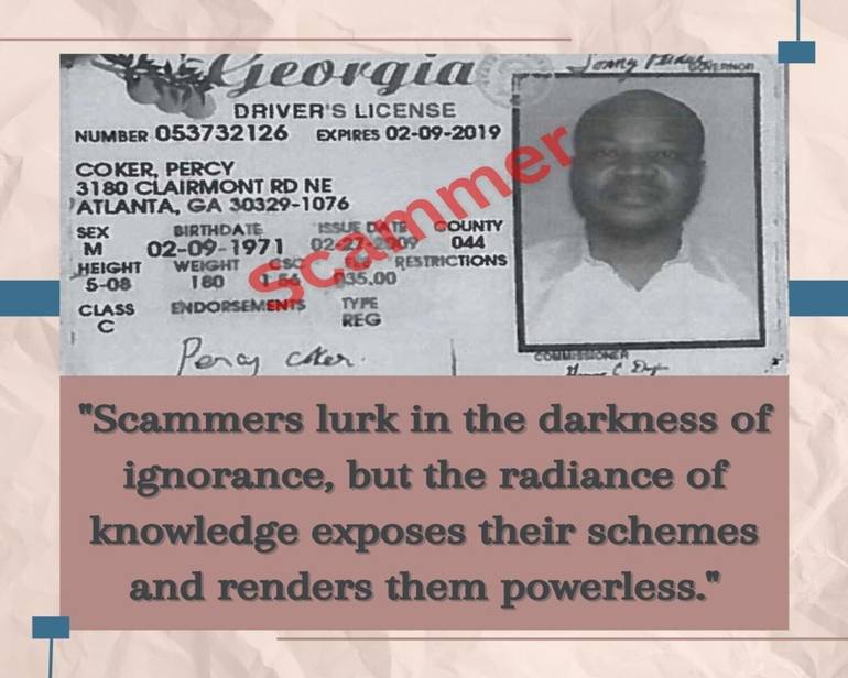 Unveiling Scammer Tactics: Percy Coker's Deception Exposed Photography by Jimmy Anderson ...