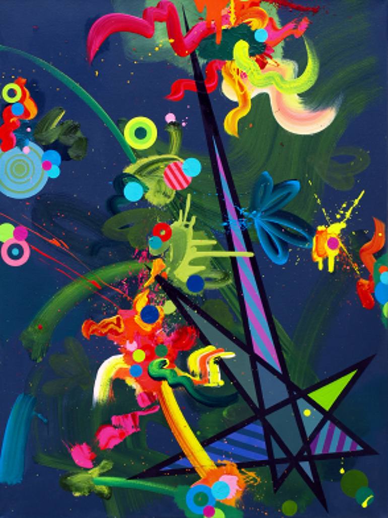 Loosen Up Painting by James Tebbutt | Saatchi Art